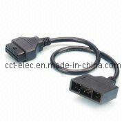 Nissan 12P to OBDII 16F Cable, J1962 Cable, Obd-Ii Cables, Bwm20p Cable ...